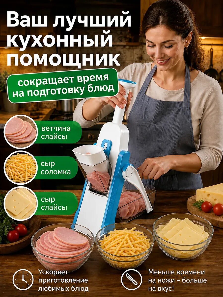 Машинка для нарезки колбасы и сыра