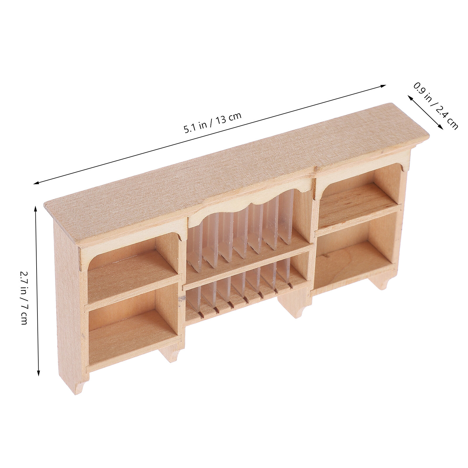 Мини Мебель Для Домика Кукол В Бежевом Цвете Размер 13.00X7.00X2.40Cm Идеально Для Декора И Творчества