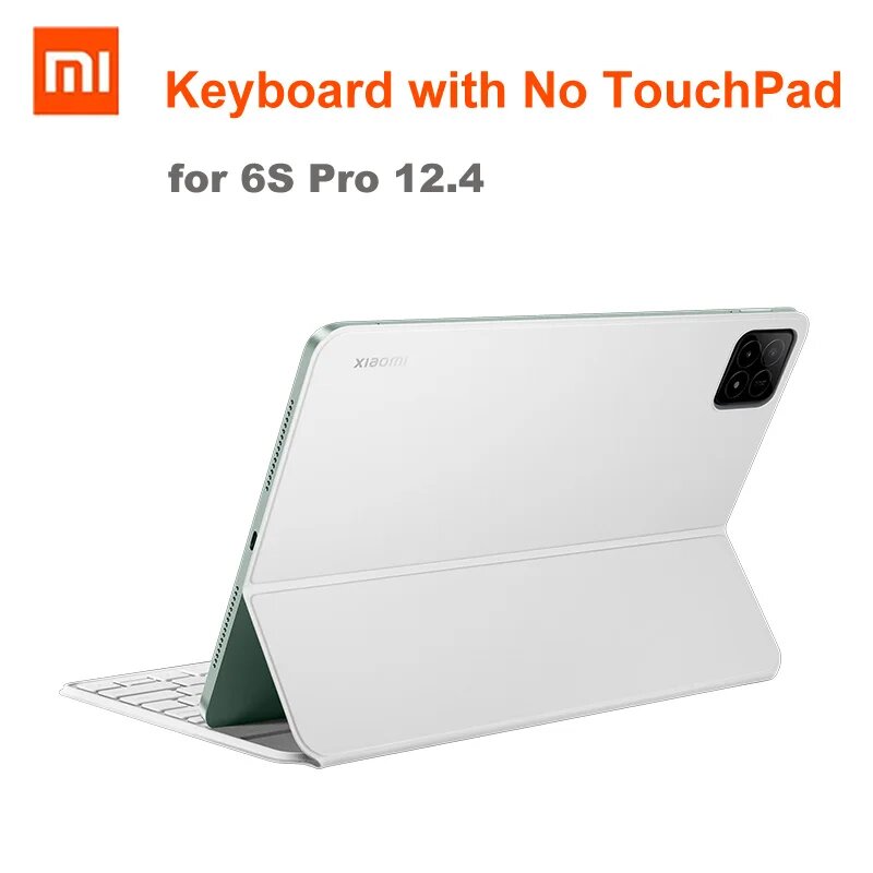 Xiaomi Pad 6S Pro чехол с клавиатурой 12,4 дюймов White--No TouchPad