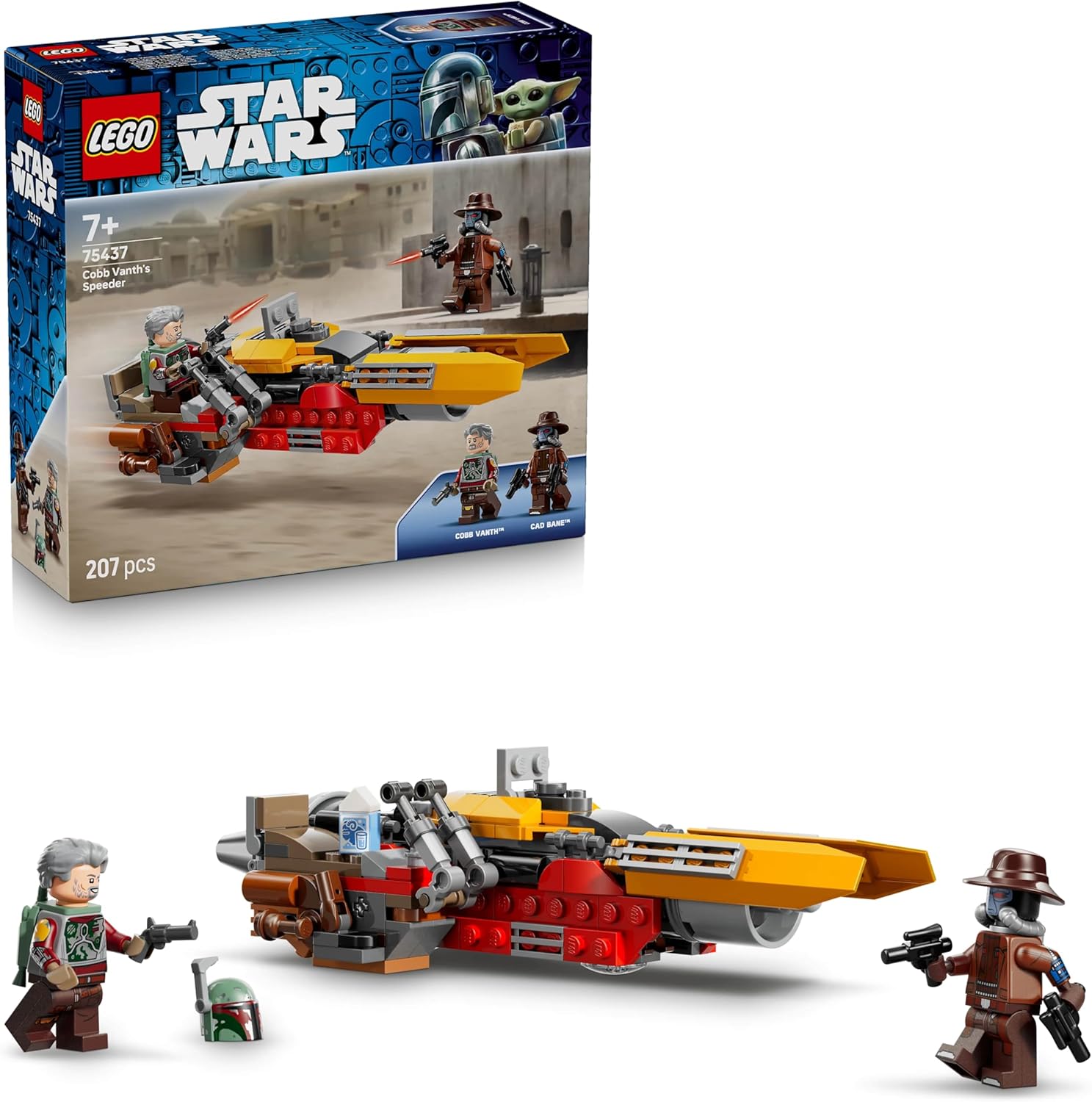 Конструктор LEGO Star Wars Спидер Кобба Вэнса 207 дет. 75437