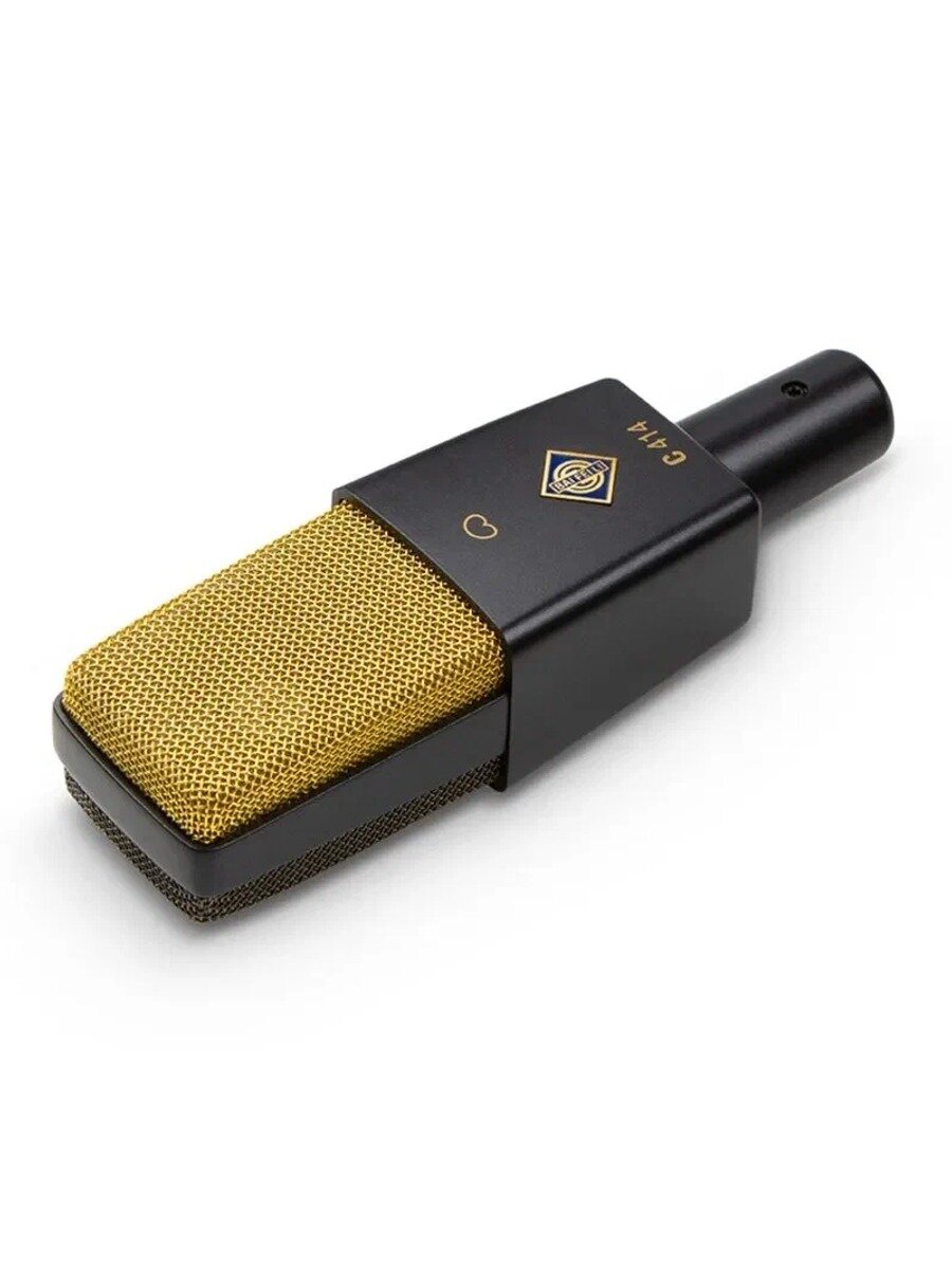 BAIFEILI Микрофон универсальный XLR C414 34 мм диафрагмой , золотой