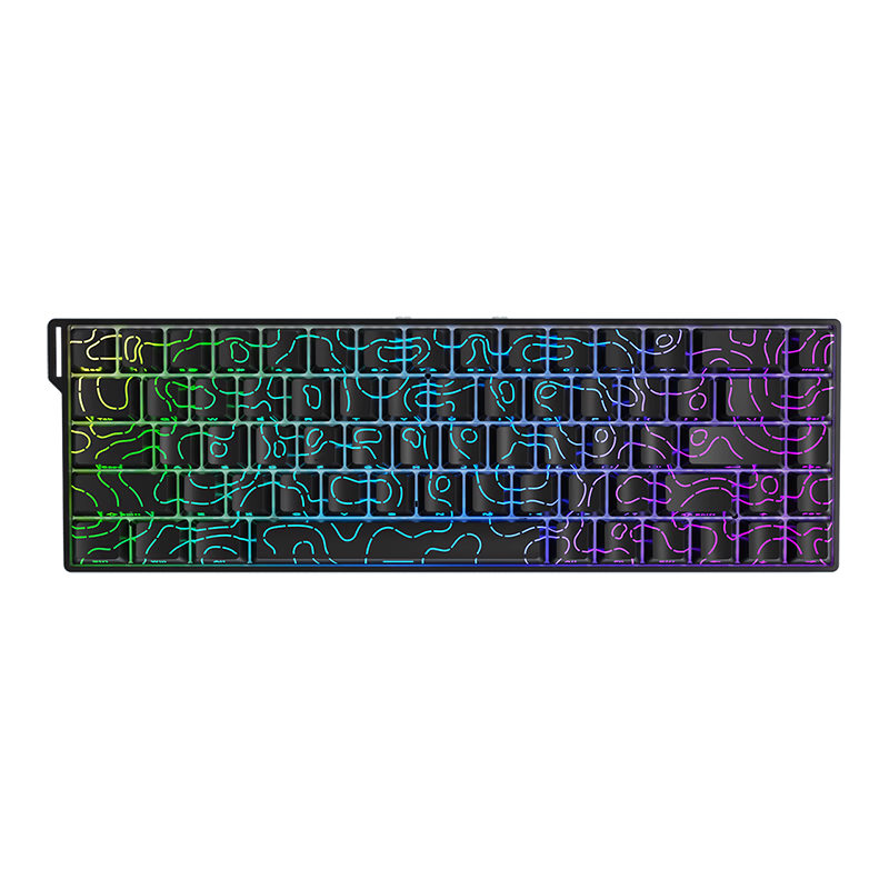 AJAZZ AK680V2 Магнитная переключателя кастомизируемая RGB игровая клавиатура 8K опроса 0.01с отклик 68-клавишная Цвет и