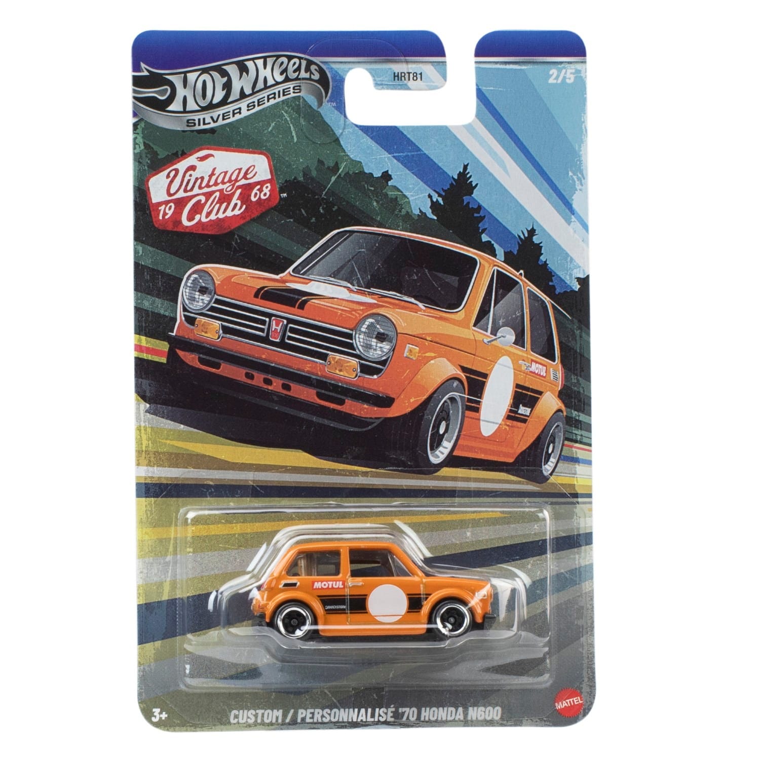 Игрушечная машинка Hot Wheels Винтажная серия Custom '70 Honda N600 JKY27, 1:64