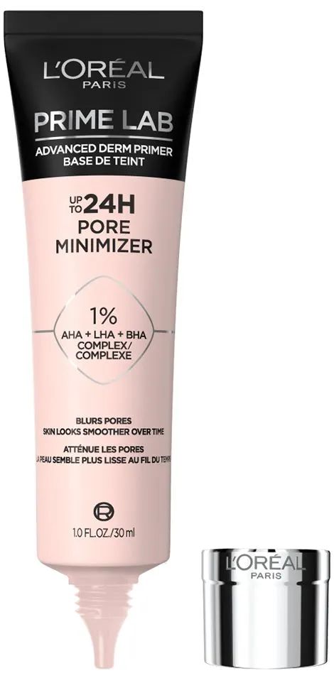 Праймер для лица L'Oreal Paris Prime Lab Pore Minimizer, минимизирующий поры, с комплексом AHA+LHA+BHA, 30 мл