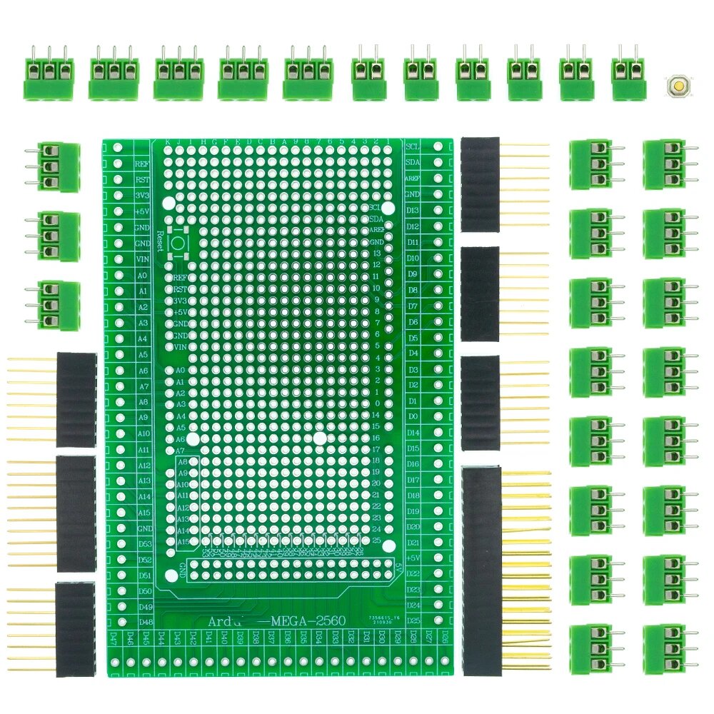 YANXD Прототип винтовой клеммной колодки для Arduino Mega2560