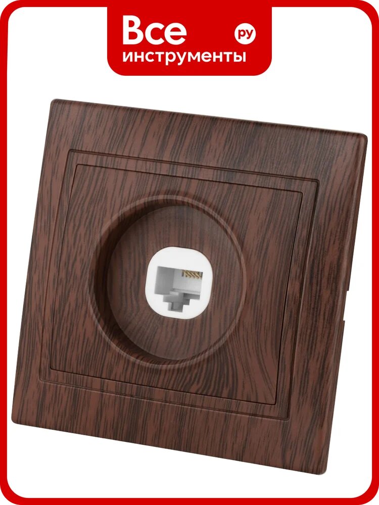 Телефонная розетка TDM ELECTRIC RJ11 ЭКО бук Таймыр SQ1814-0320