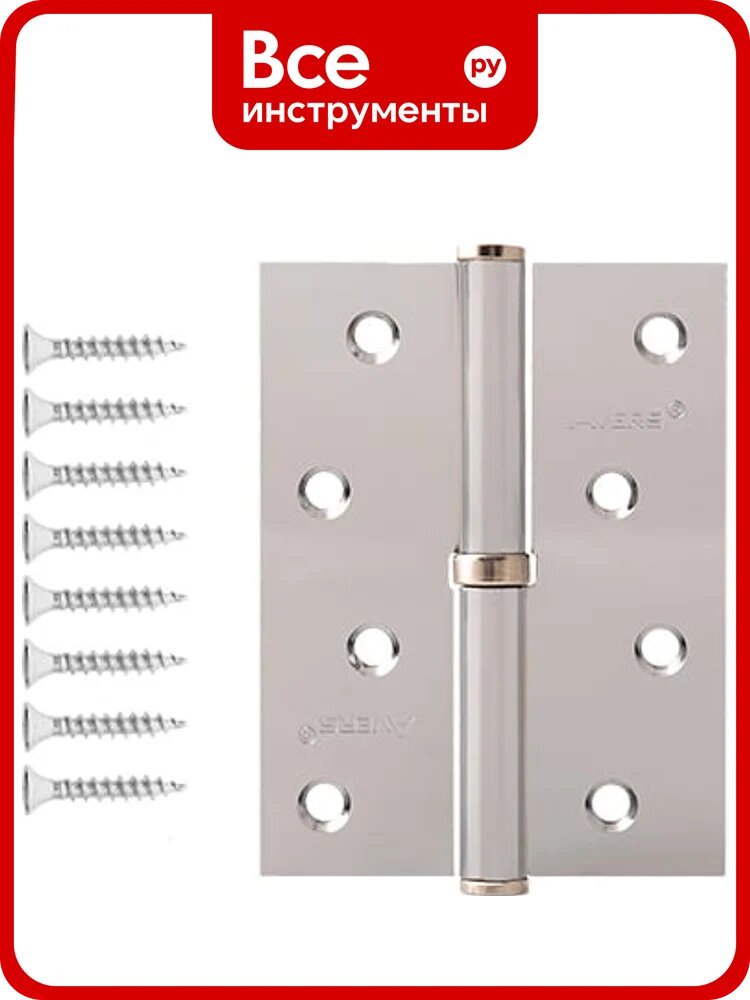 Врезная петля AVERS 100х75х2,5-B-CR-L 30704