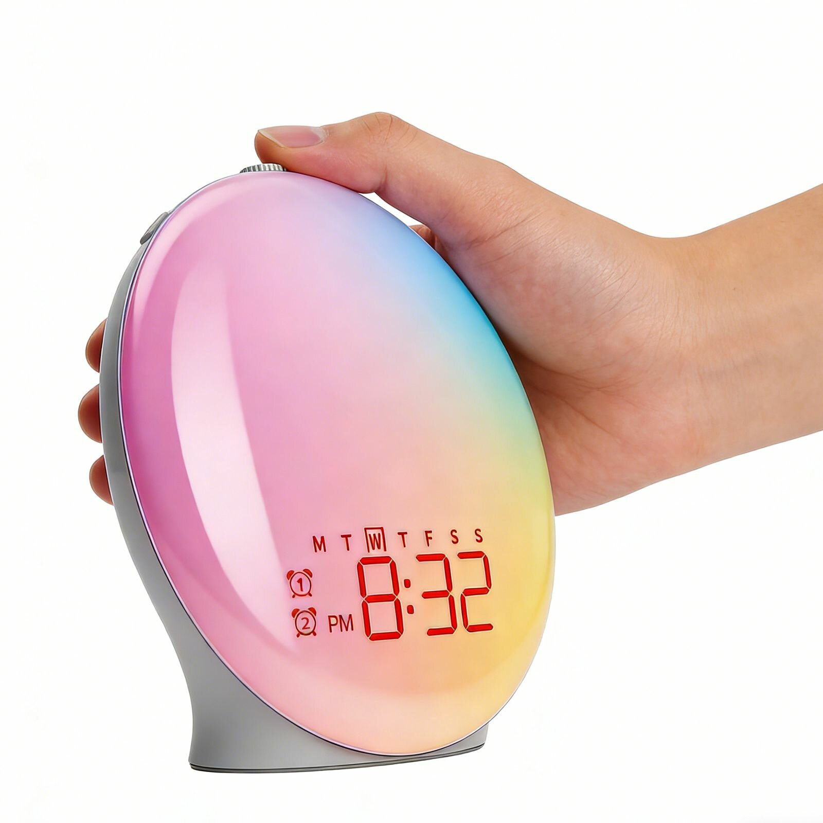 Симулятор восхода и заката с RGB-подсветкой и белым шумом, настольная лампа для спальни