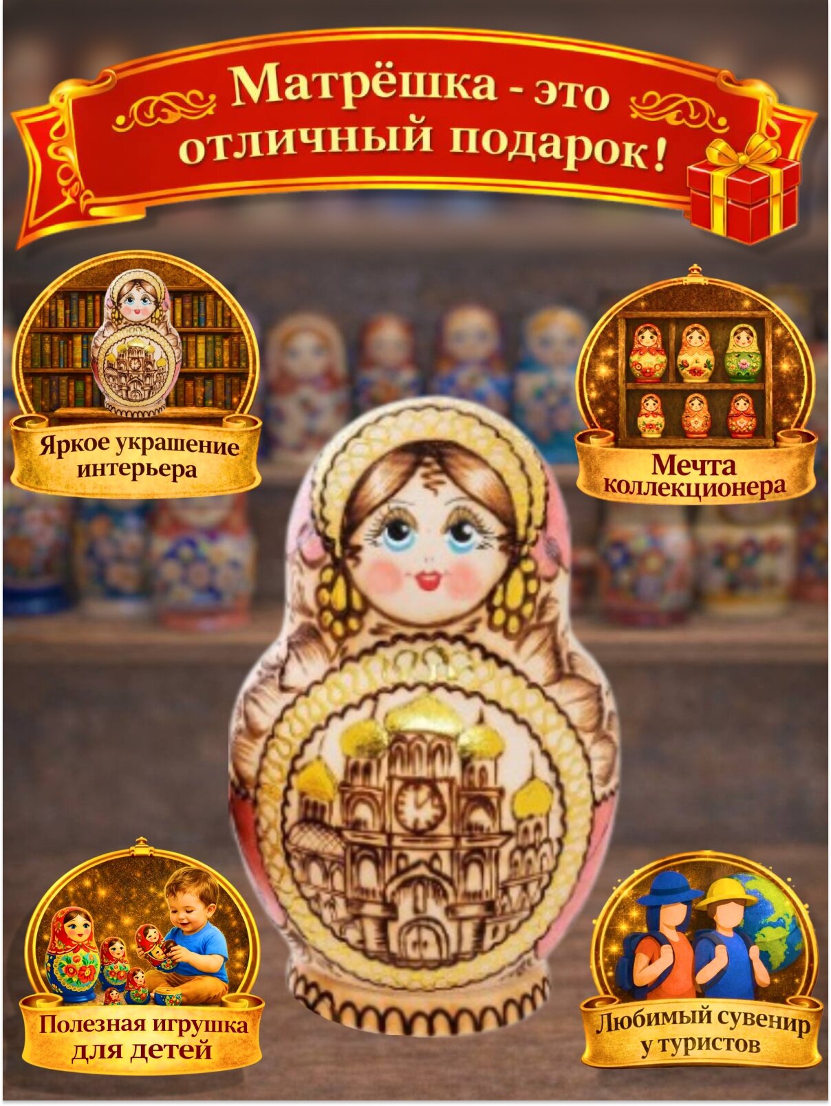 Матрешка Инесса — фото 1