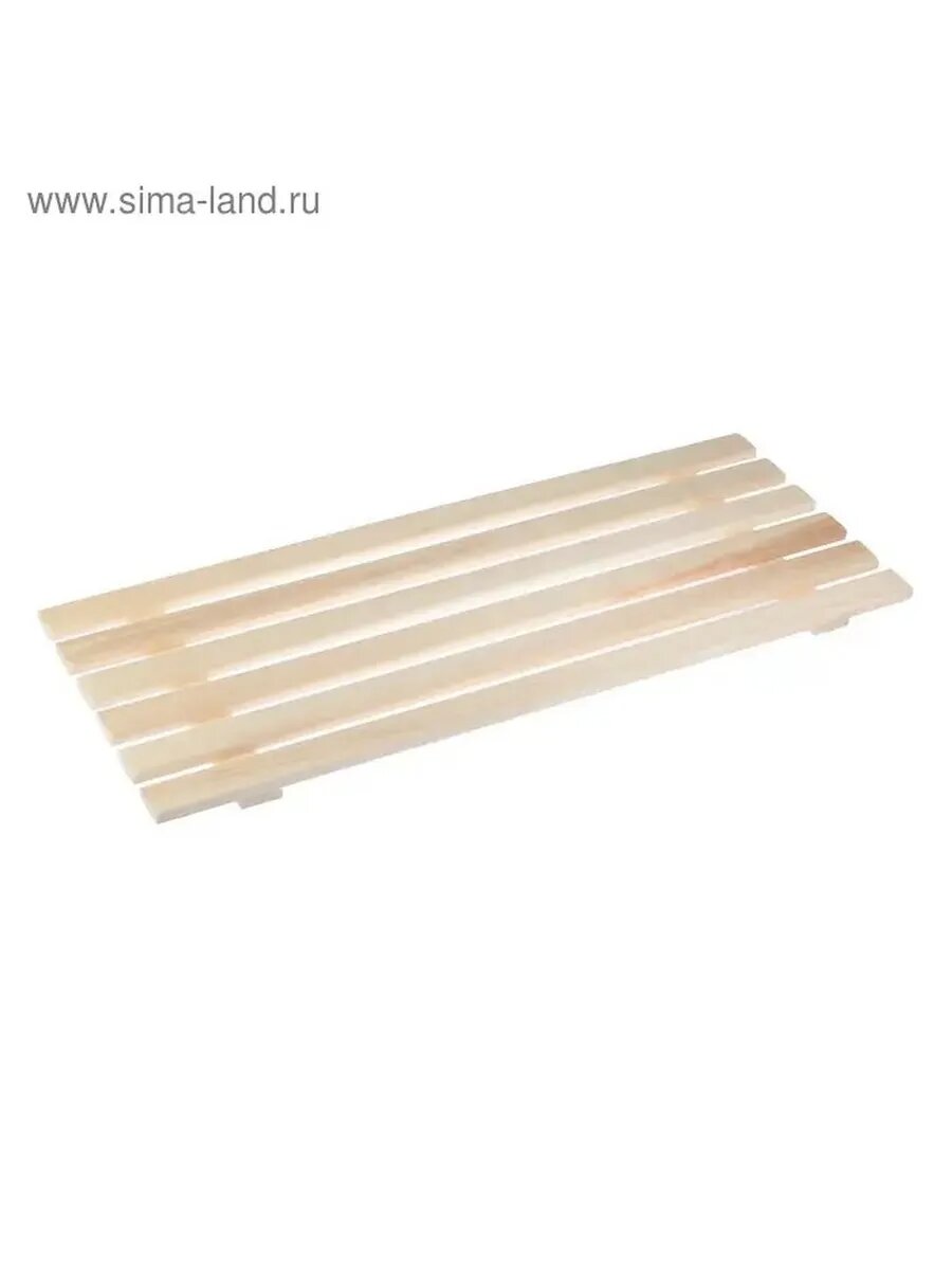 Липовая трапика для бани 100х40 см