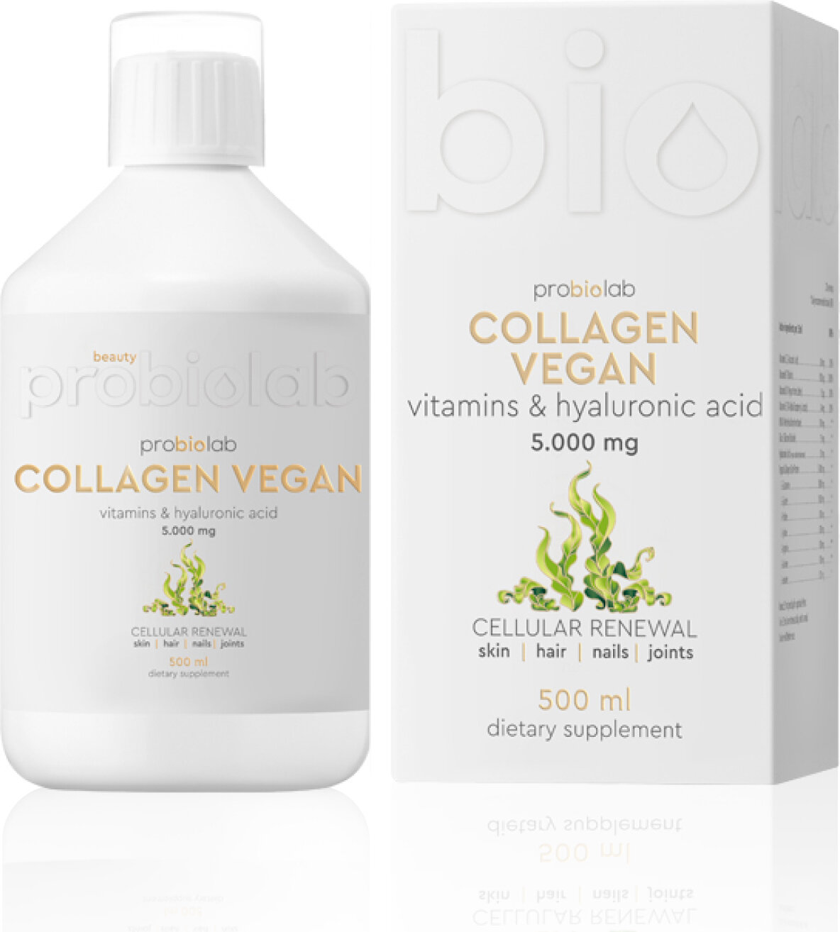 Probiolab Жидкий коллаген веган с витаминами и гиалуроновой кислотой Probiolab Collagen Vegan Vitamins & Hyaluronic Acid Liquid