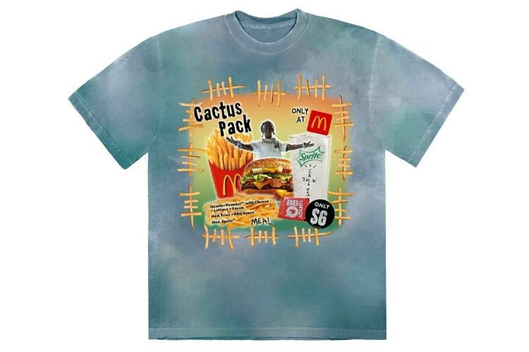 Футболка Travis Scott X McDonald's Cactus Pack