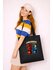 Сумка шоппер LISA PRINT ZIPSHAKH_29, черный
