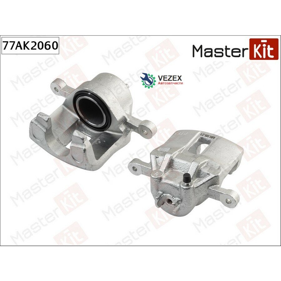 MASTERKIT 77AK2060 Суппорт тормозной перед. прав. Hyundai ACCENT (MC) 2005-2010, Kia RIO II (JB) 2005- 77AK2060