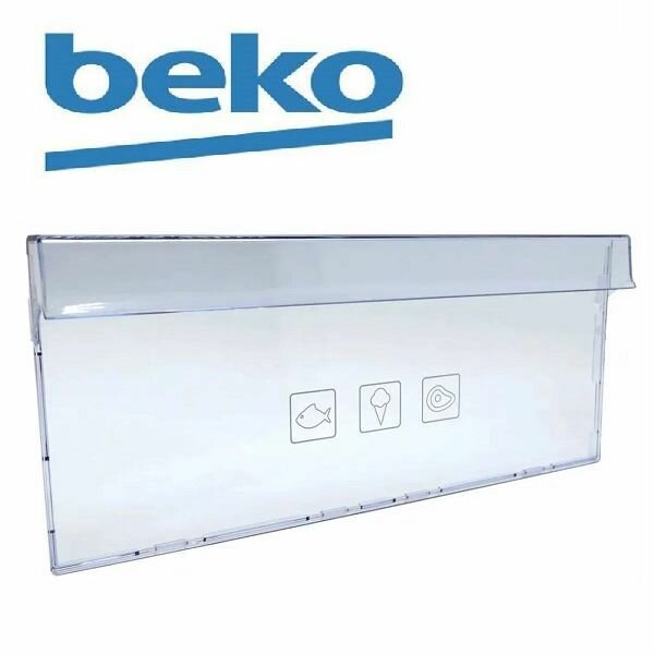 Оригинальная панель ящика морозильной камеры холодильника Beko 403х205мм