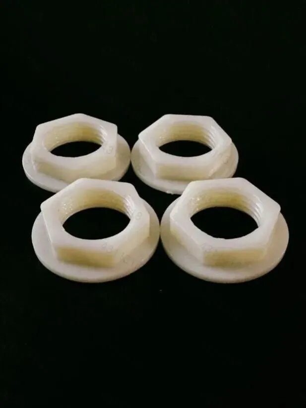 Пластиковые гайки для труб с шайбами, 3/4" (5штуки)