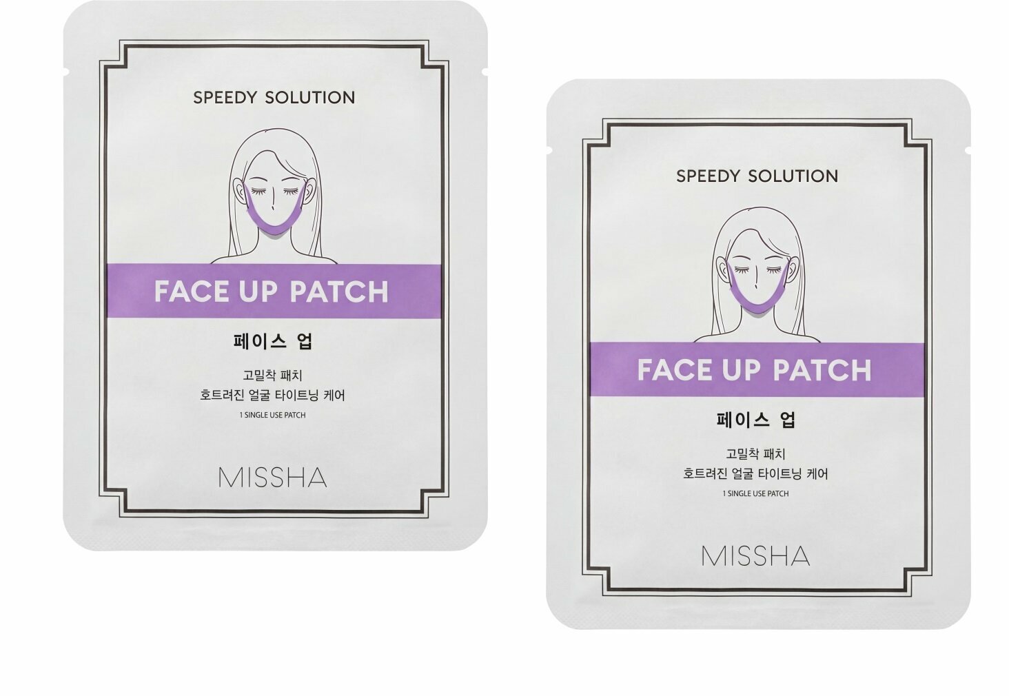 Лифтинг маска Missha для лица Missha Speedy Solution Face Up Patch, 8 г 2шт