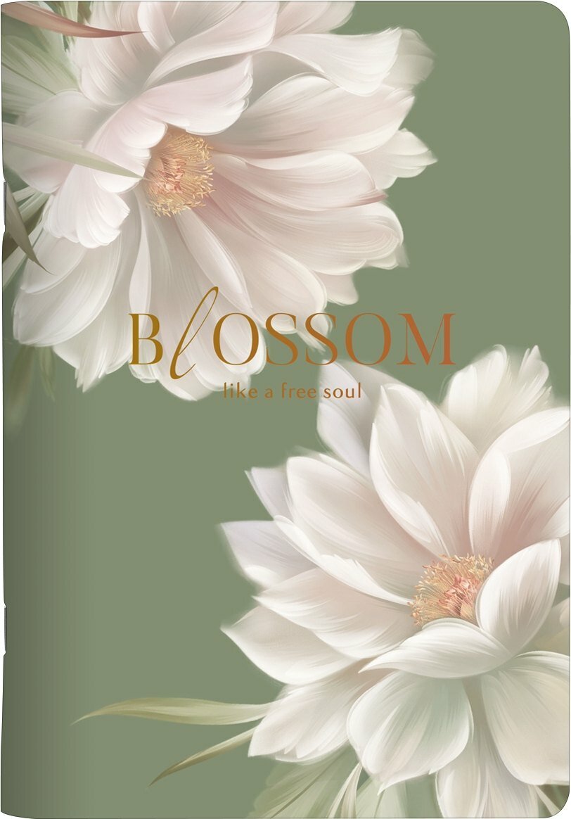 Тетрадь общая «Blossom. Лотос», 48 листов в клетку, А5 - Be Smart