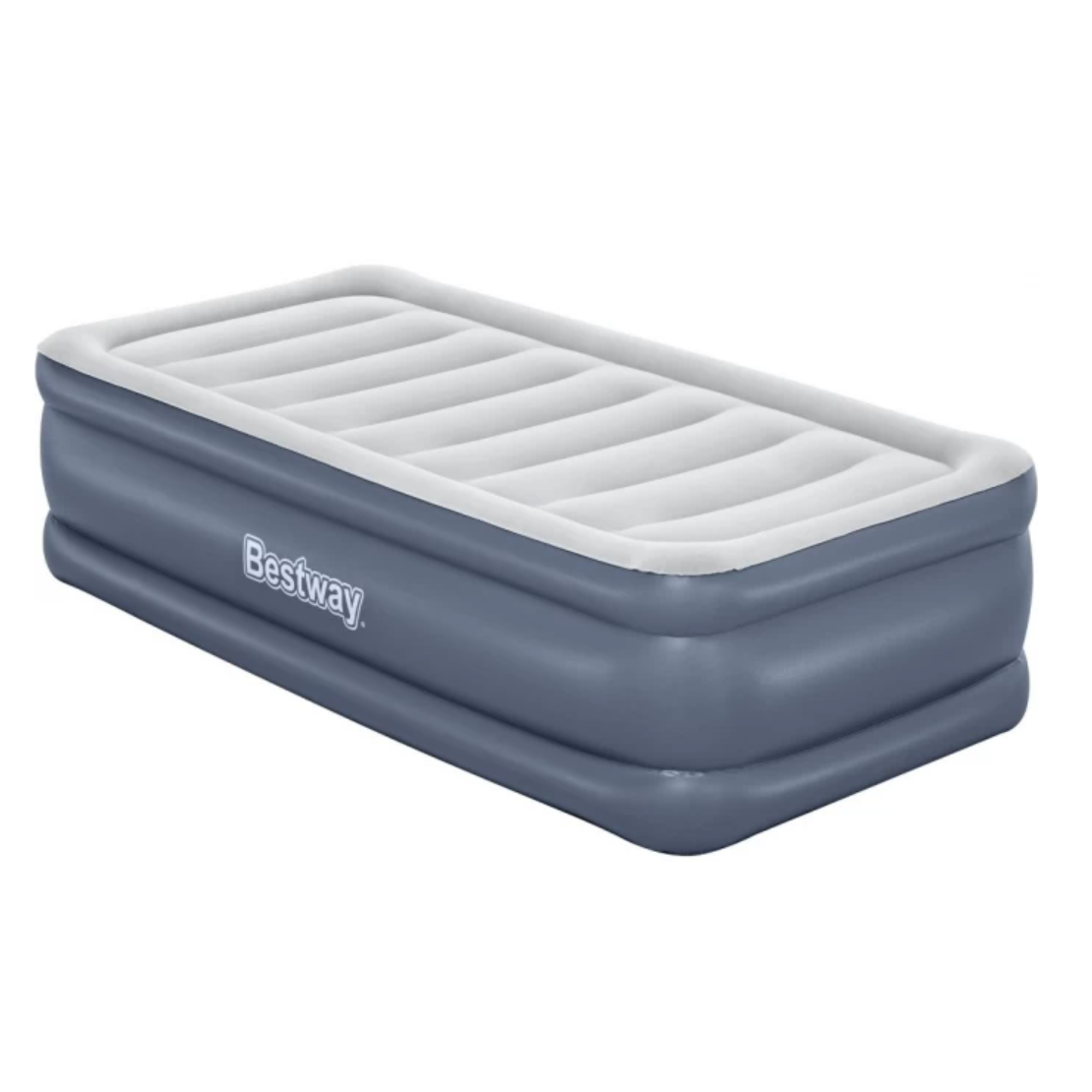 Кровать надувная BestWay Tritech Air 6713G BW, односпальный, нагрузка до 150 кг, флокированное покрытие, полимер, синий