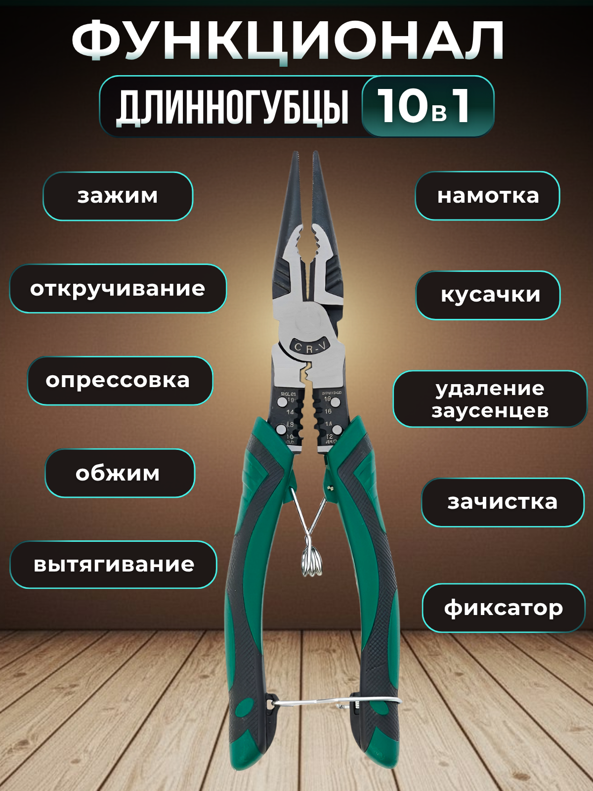 Плоскогубцы пассатижи многофункциональные набор — фото 1