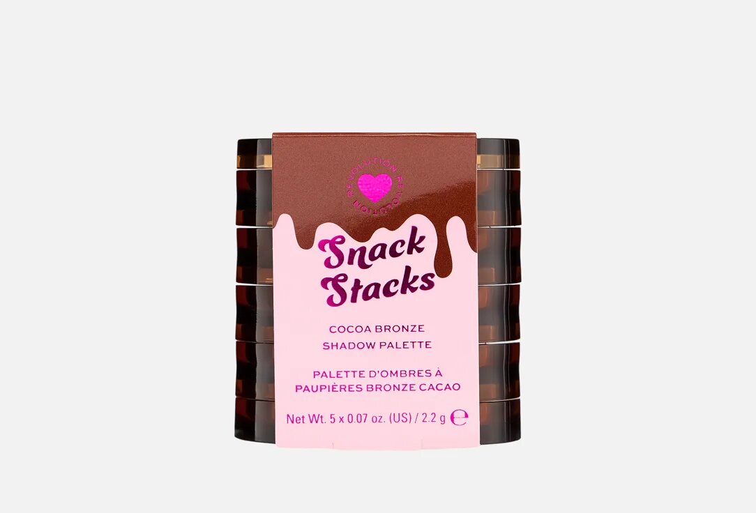 I Heart Revolution Snack Stacks Палетка теней для век 11 г Cocoa bronze