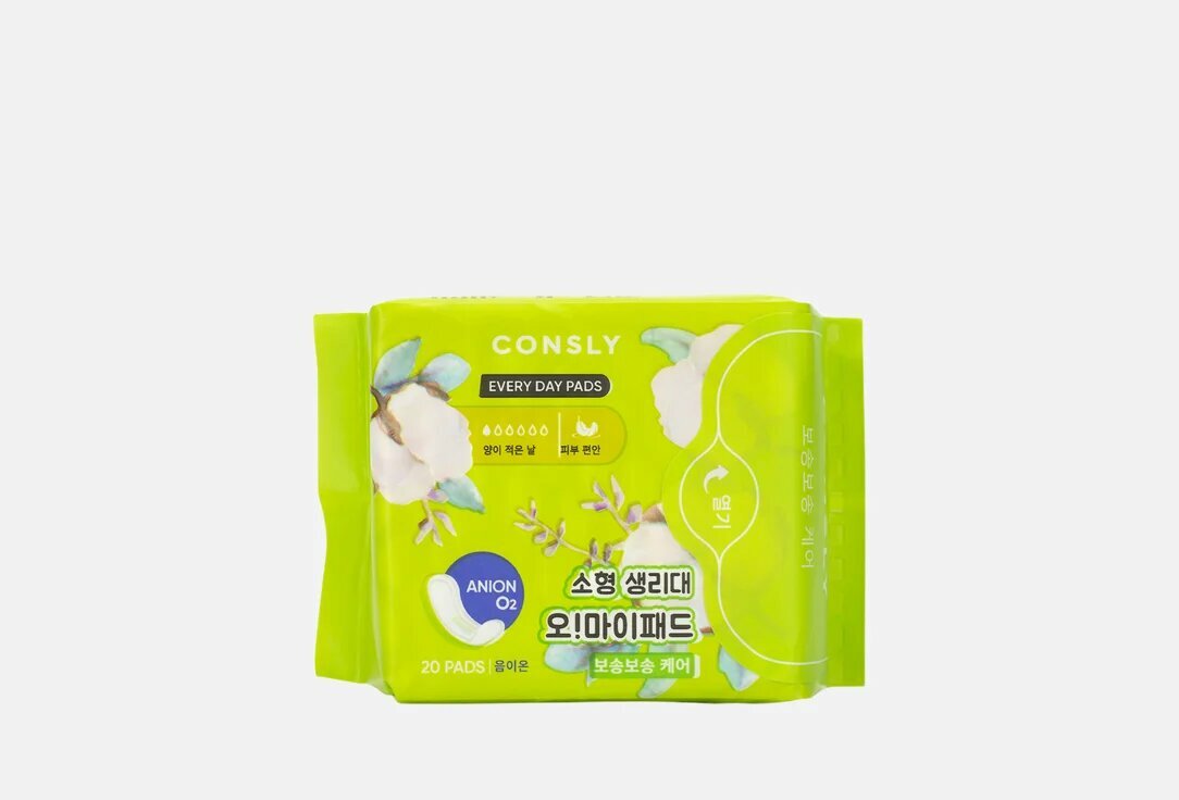 CONSLY Oh! My Pads Ежедневные гигиенические прокладки 20 шт