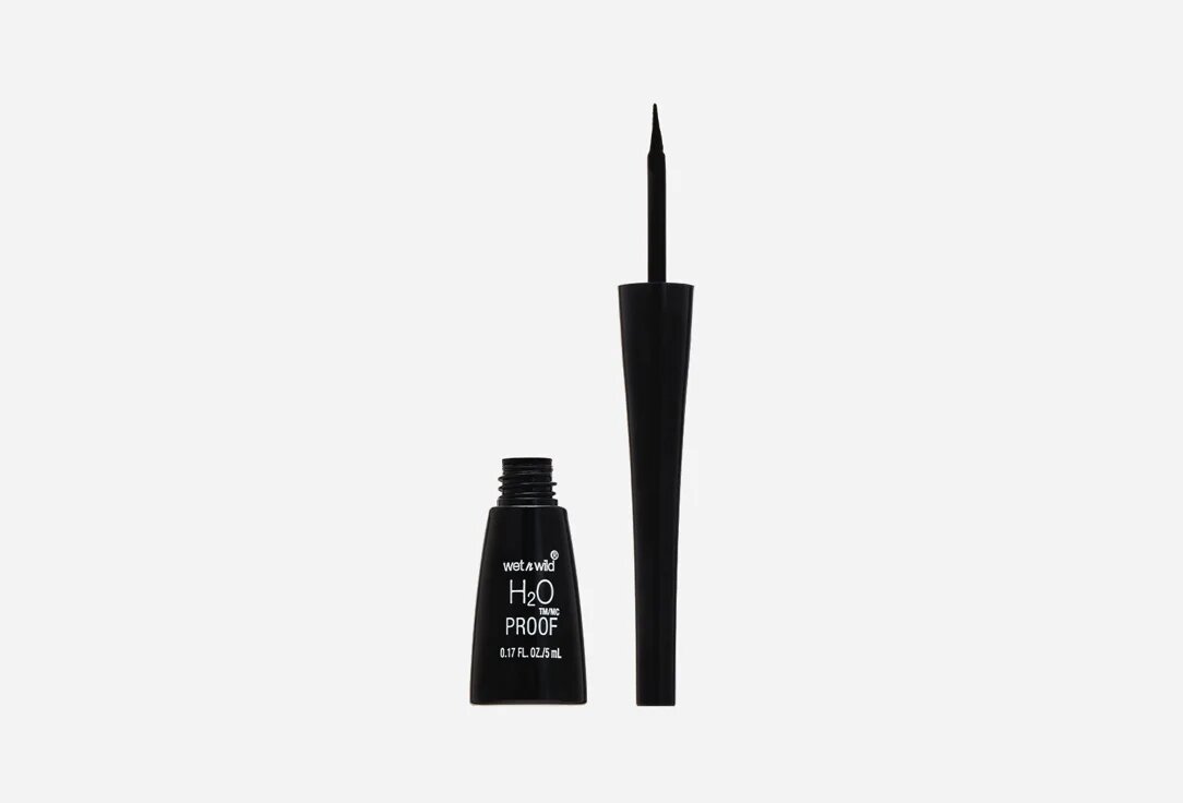 Wet n Wild H2o Proof Felt Tip Liquid Eyeliner Водостойкая подводка для глаз 5 г E879, Black noir
