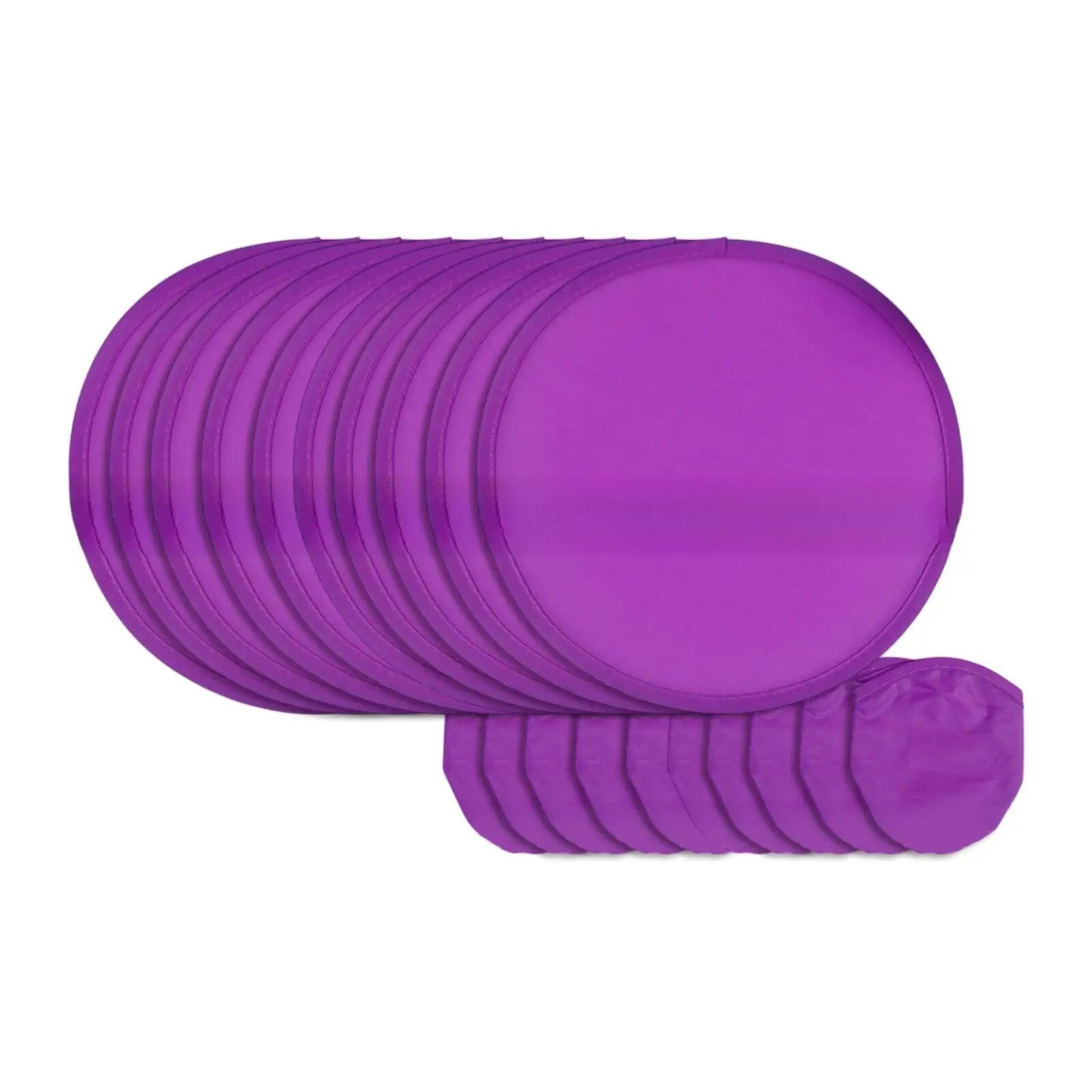 Складные веера Kesoto из полиэстера Purple