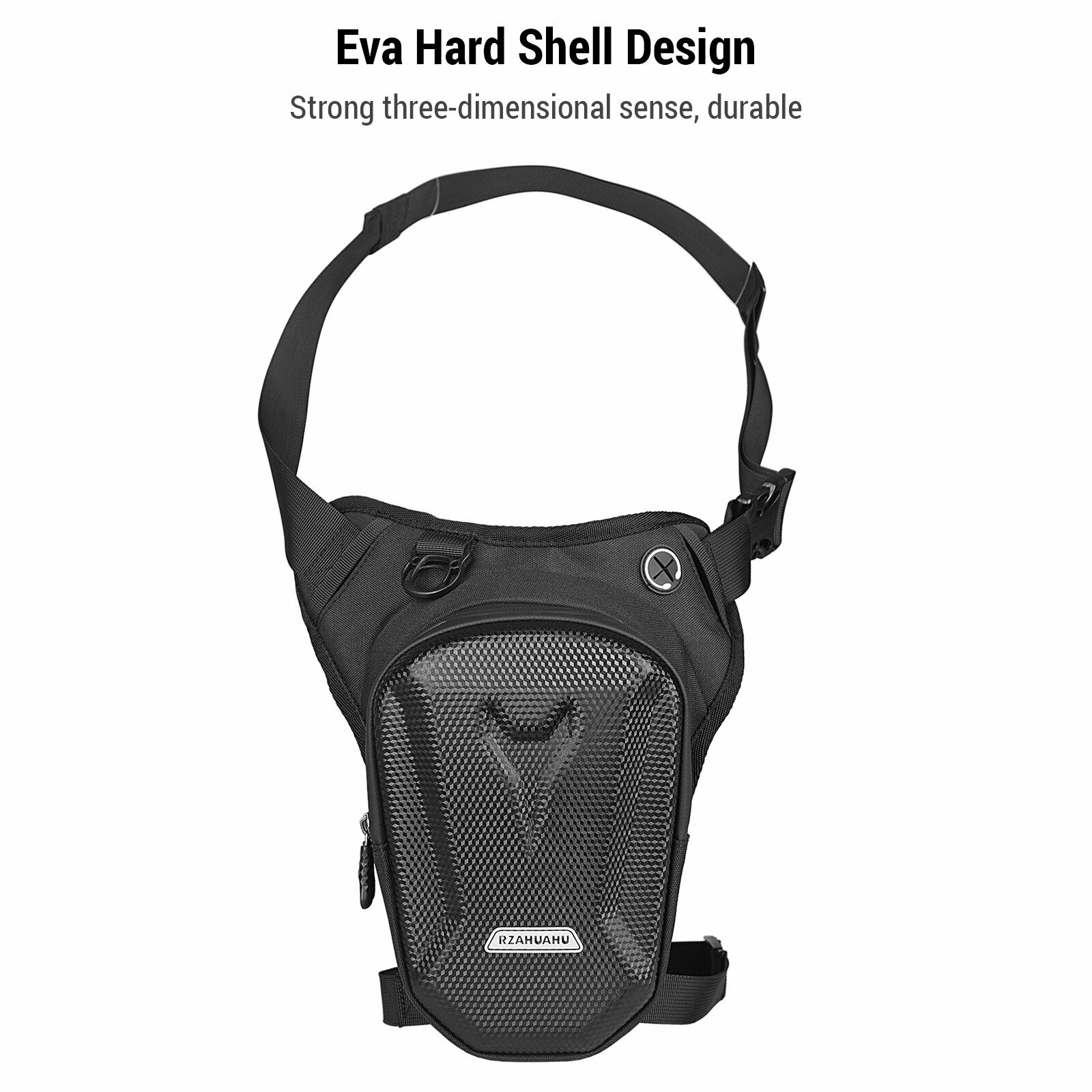 Набедренная Сумка: Водонепроницаемый EVA Корпус 20x14.5x8 см Для Устойчивой Защиты Мотоциклетная Сумка - Компактный И Вместительный Дизайн Плечевые Сумки For Активный Отдых И Путешествия