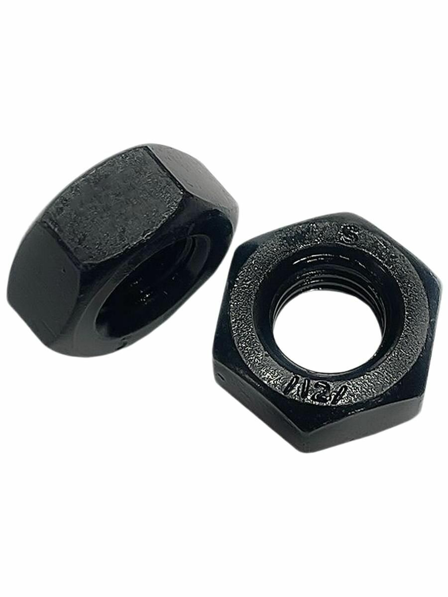 Гайка М12 x 1.75 DIN934 шестигранная высокопрочная (12.0), 6 шт