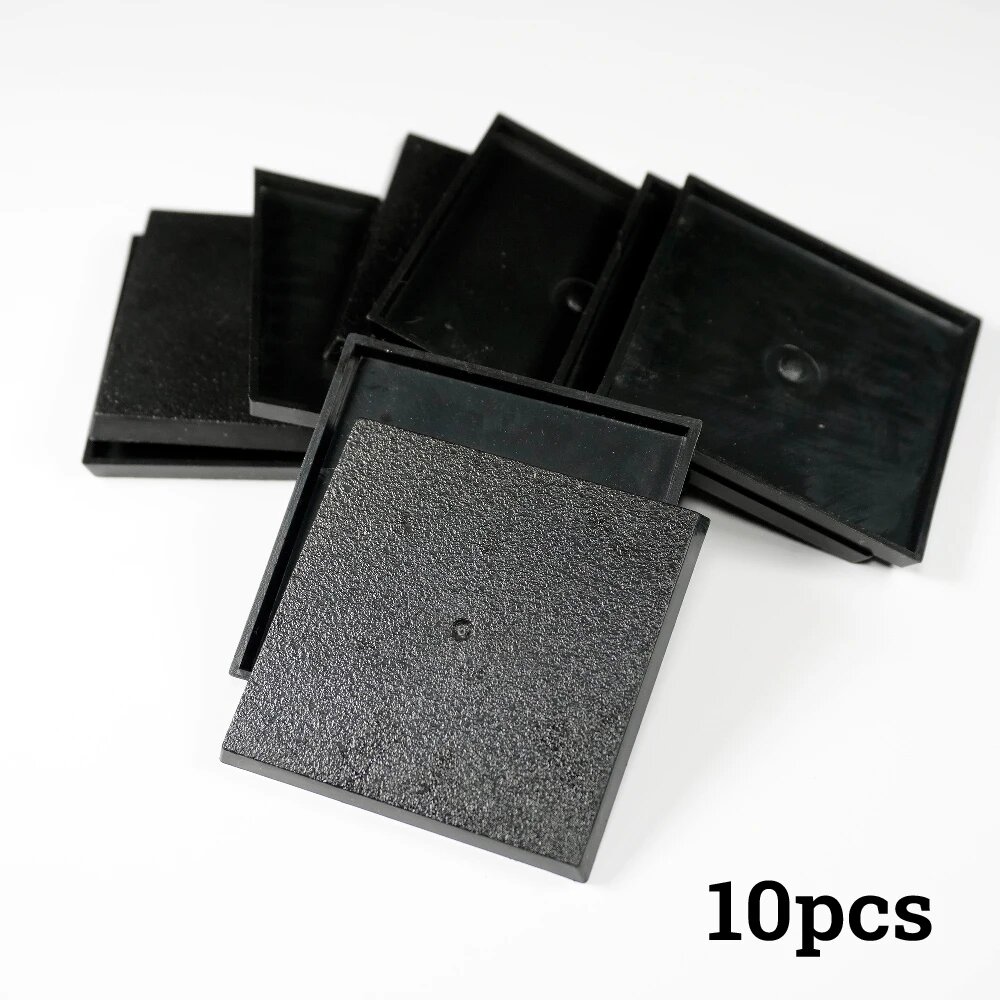 Square 50mm Bases For 3D Printed Miniatures от wargame base world 50mm 10 Bases