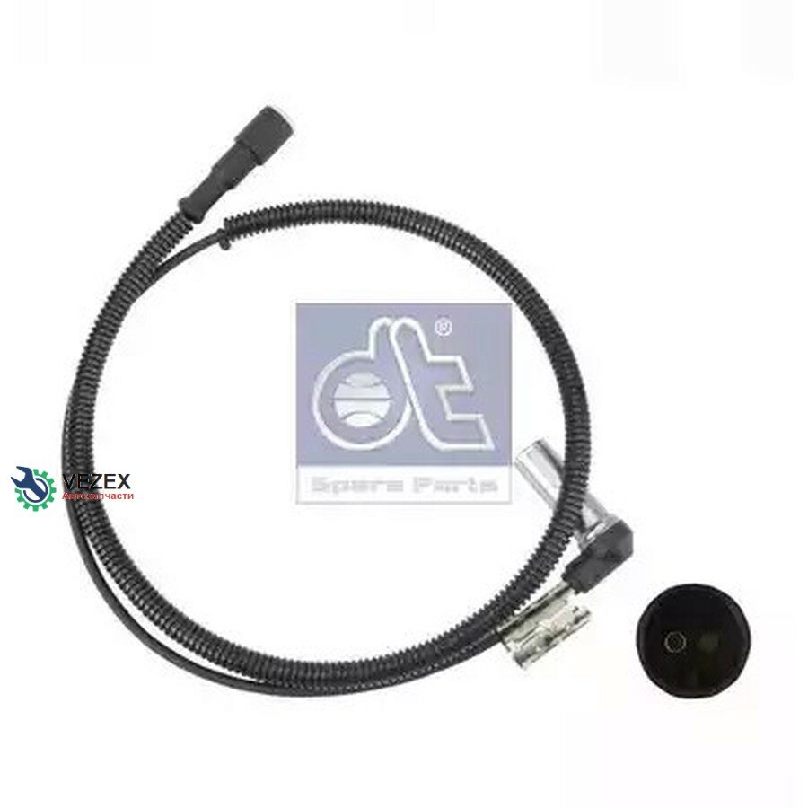 DT SPARE PARTS 520147 датчик ABS! L=1010 \DAF
