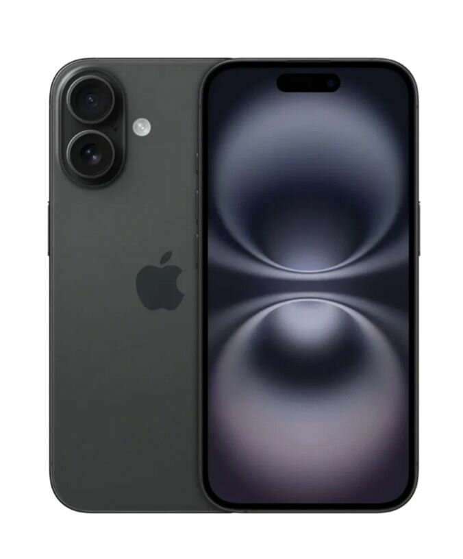 Смартфон Apple iPhone 16, 512 GB, eSIM+SIM, Black