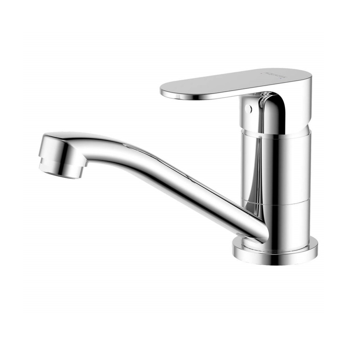 Смеситель для раковины Aquatek Альфа 70, без донного клапана, хром AQ1907CR