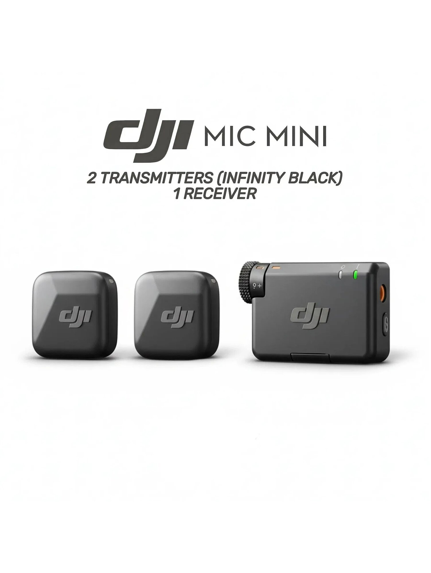 Беспроводной петличный микрофон для записи звука DJI Mic Mini (2 TX + 1 RX)