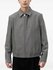 Куртка HUGO Zip-up elasticated-hem jacket, размер 56, серый