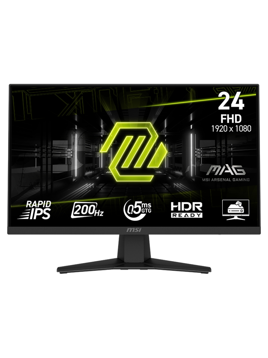23.8 Монитор MSI Mag 244F 23.8 IPS 200 Гц 1xHDMI 1xDP