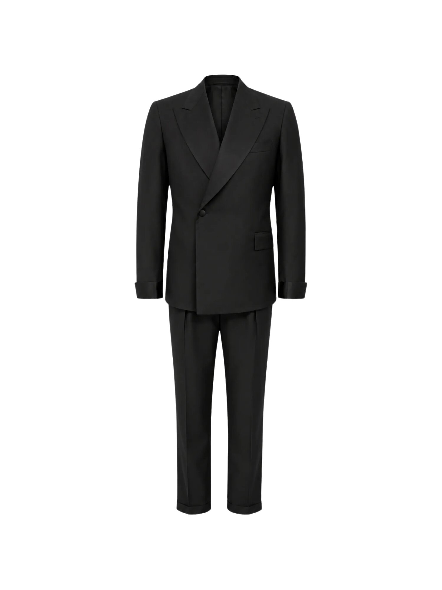 Комбинезон Double-breasted satin-trim suit