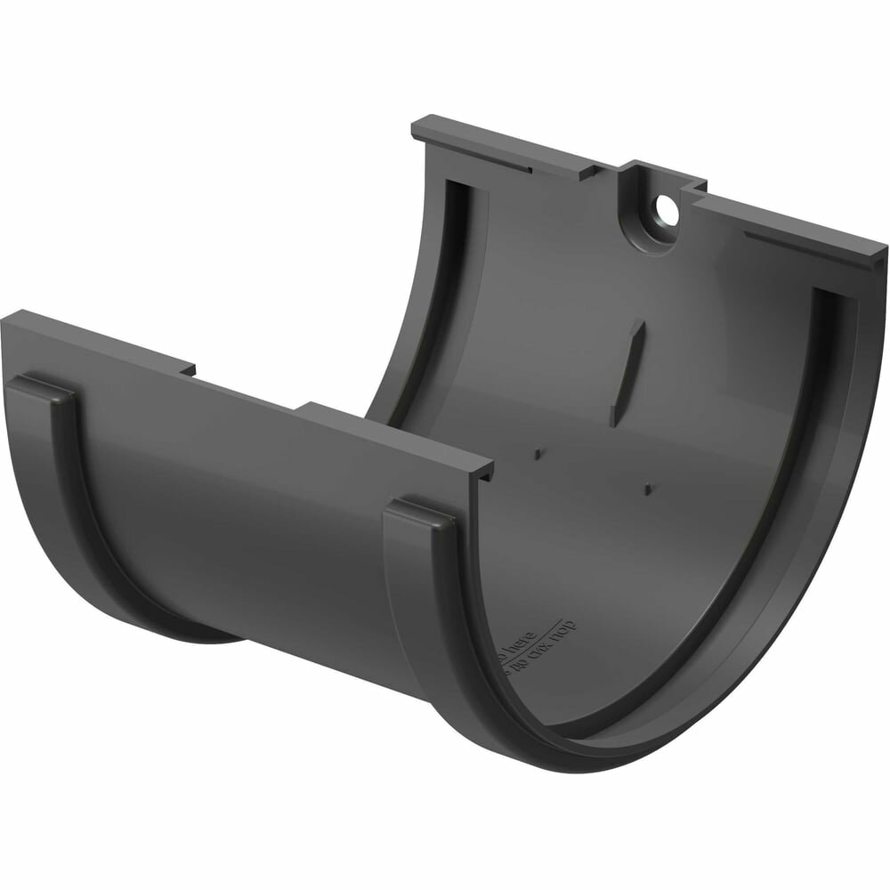 Соединитель желобов DOCKE STANDARD (120 мм; серый 7024) PVTE-1045