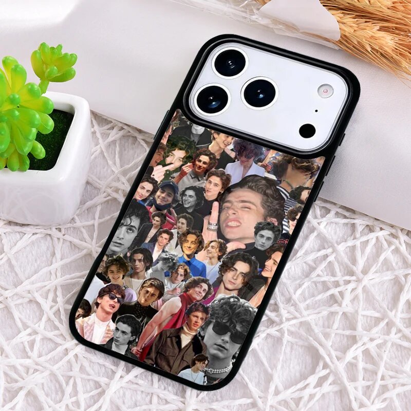 Противоударный чехол для телефона с изображением актера Тимоти Шаламе iPhone17 Про Макс, JF033173
