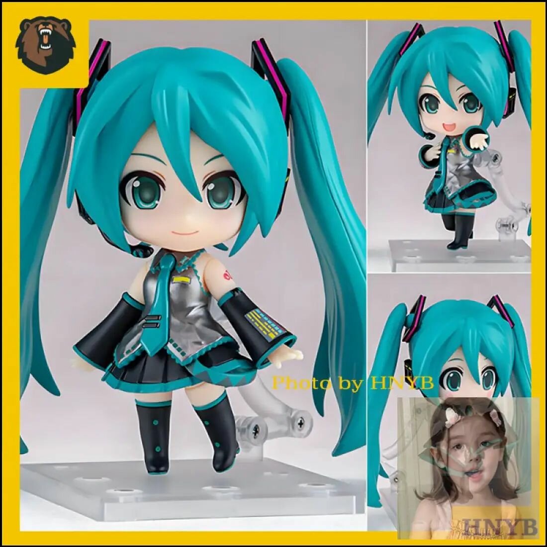 Фигурка вокалоид Мику Хацунэ / VOCALOID Miku Hatsune Нендороид Подарок для фаната (10 см) 2839