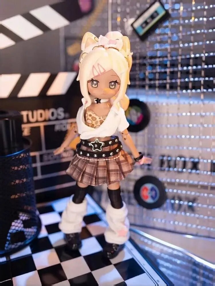 Кукла 1/12 BJD Electronic Pet Game World Series-Leopard Wave