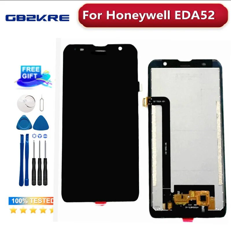 Оригинальный новый ЖК-дисплей для Honeywell EDA52 с сенсорным экраном и дигитайзером в сборе, с инструментами для замены