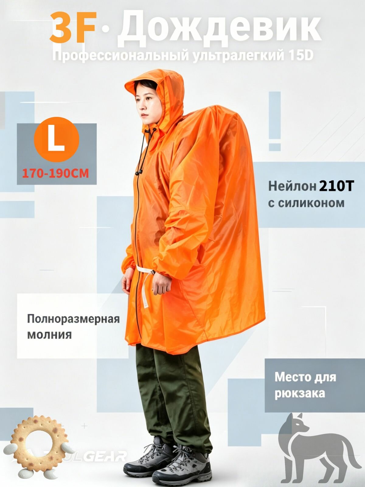 Плащ-дождевик Весна-лето 2026
