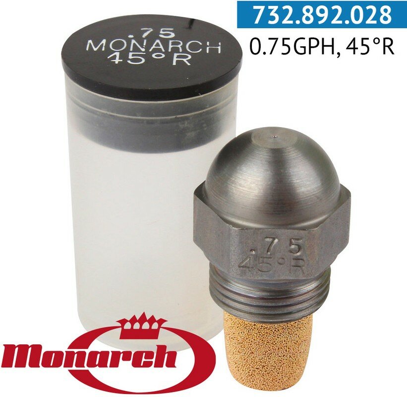 Топливная форсунка Monarch 0.75GPH,45R
