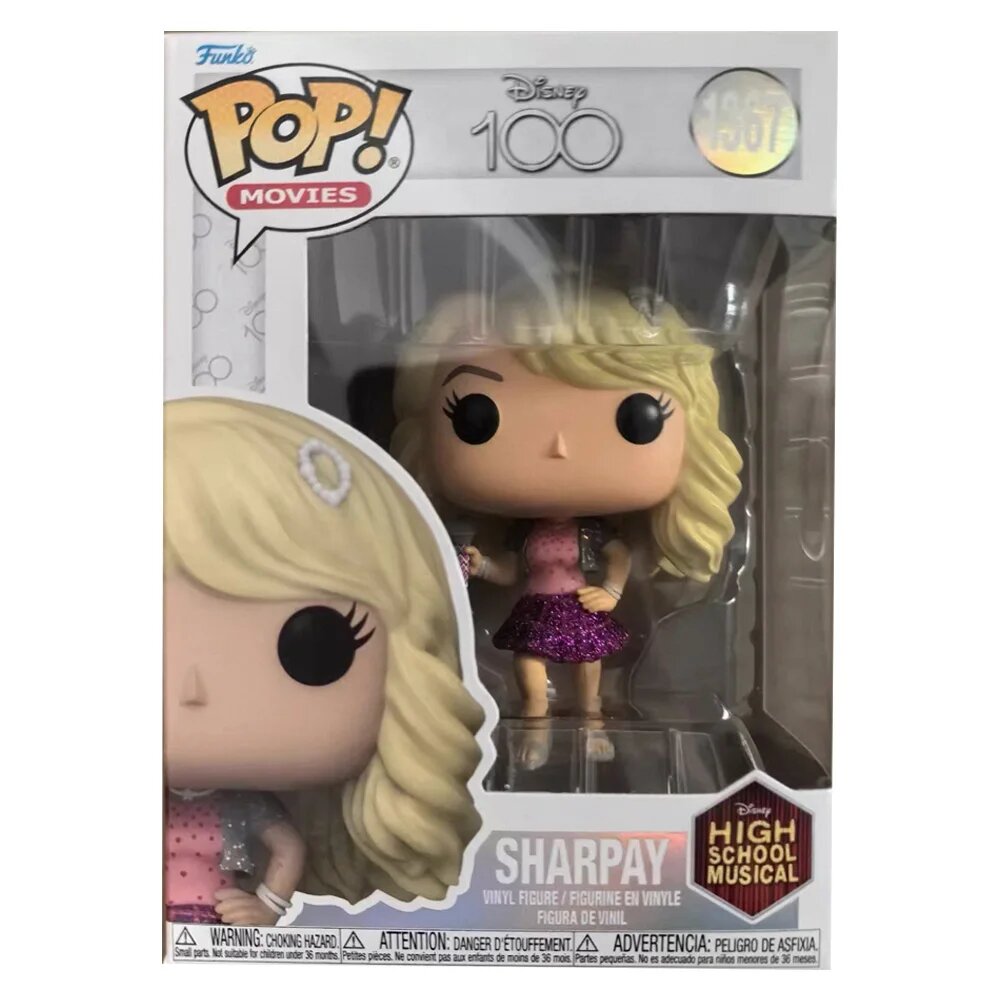 Новинки: Фигурки Funko Disney 100 Years High School Musical Sharpay # 1367 виниловых фигурок Pops, игрушки, куклы, подарки для детей
