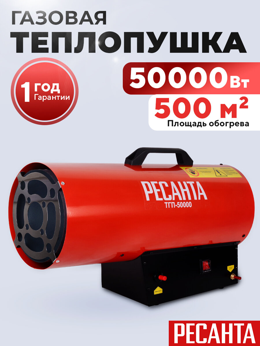 Тепловая газовая пушка ТГП-50000 Ресанта