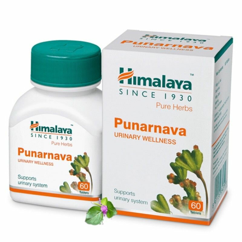 Пунарнава Хималая (Punarnava Himalaya), 60 таблеток