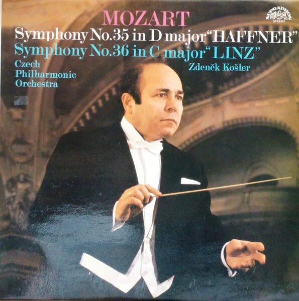 Mozart, Czech Philharmonic Orchestra, Zdeněk Košler - Symphony No. 35 In D Major "Haffner" / Symphony No. 36 In C Major "Linz" EX