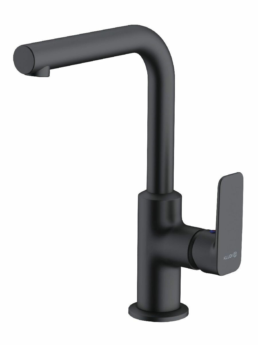Смеситель для раковины, черный Kludi Pure&Style 400243975